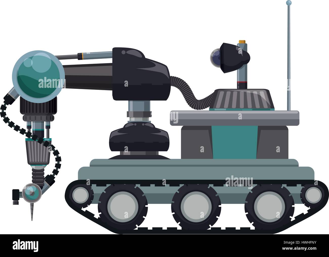 Robot machine technology Stock Vector Image & Art - Alamy