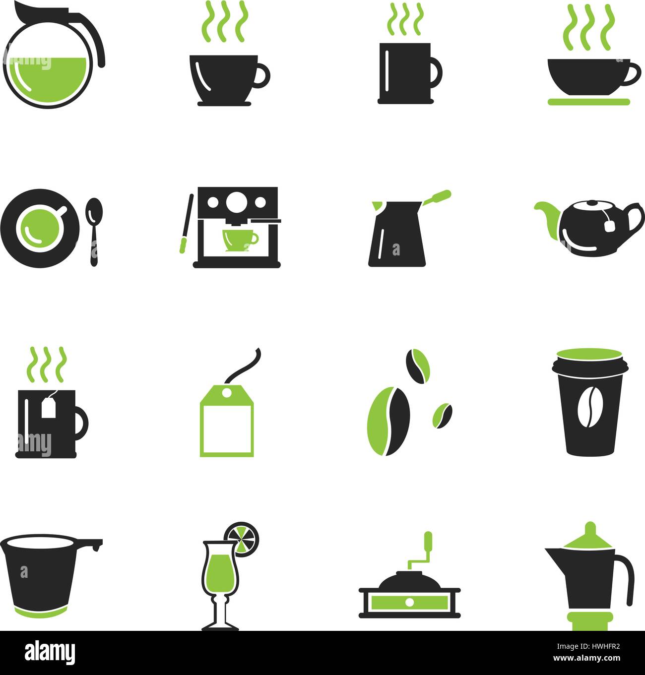 Cafe simply icons for web and user interfaces Stock Vector Image & Art ...