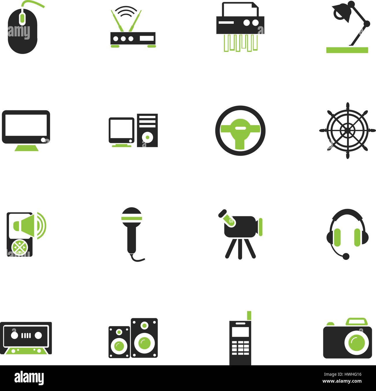 Devices icon set for web sites and user interface Stock Vector Image ...