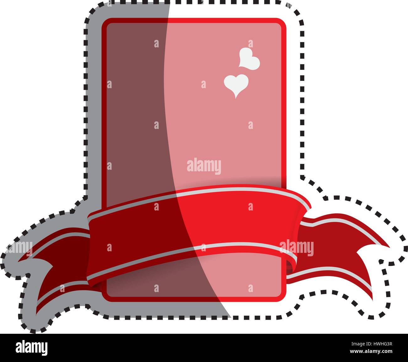 Cute and romantic banner Stock Vector Image & Art - Alamy