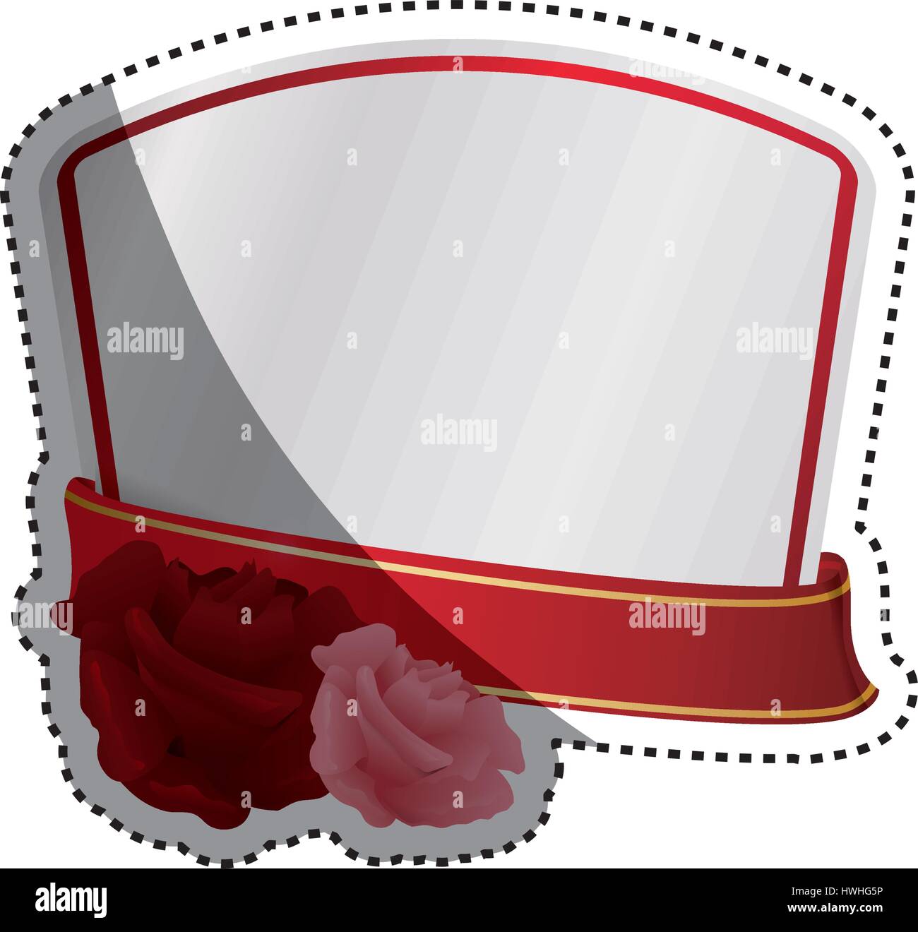 Cute and romantic banner Stock Vector Image & Art - Alamy