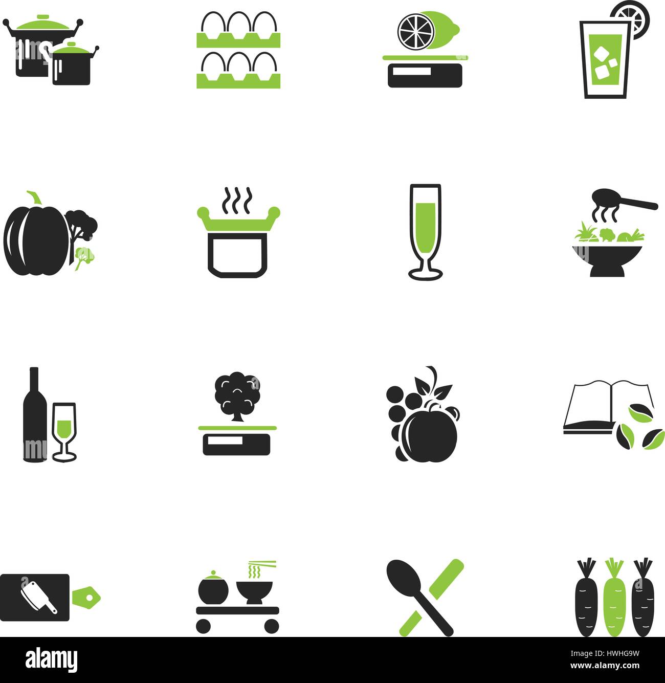 Food and kitchen symbol for web icons Stock Vector Image & Art - Alamy