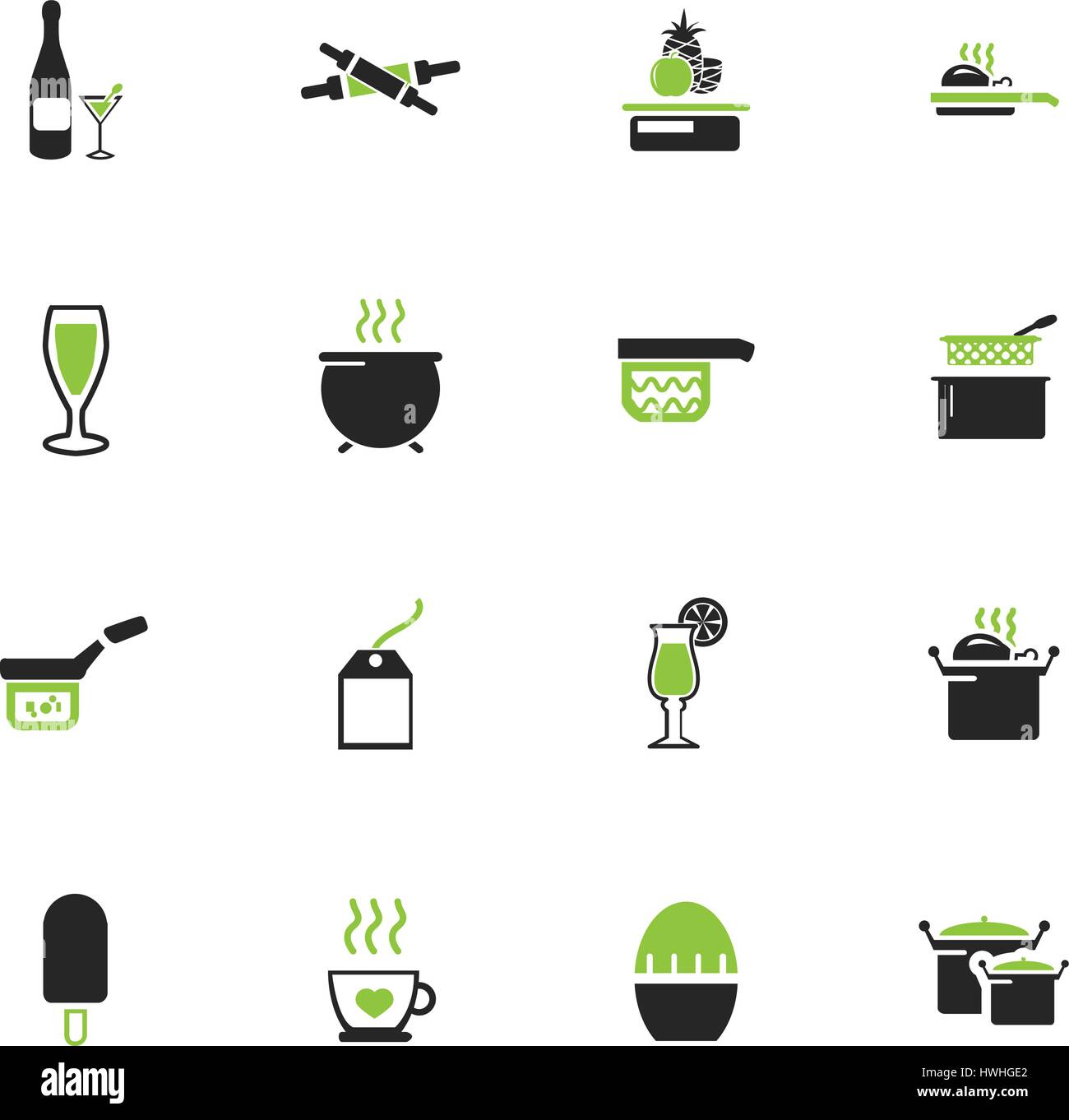Food and kitchen symbol for web icons Stock Vector Image & Art - Alamy