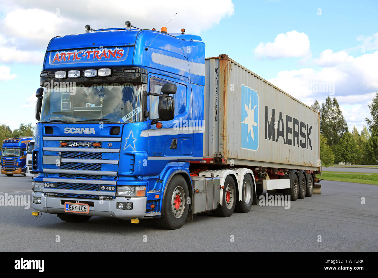 Maersk lorry High Resolution Stock Photography and Images - Alamy