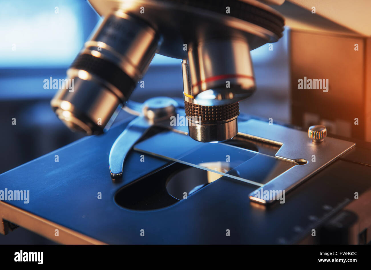 laboratory, microscope for chemistry biology test samples, Medical ...