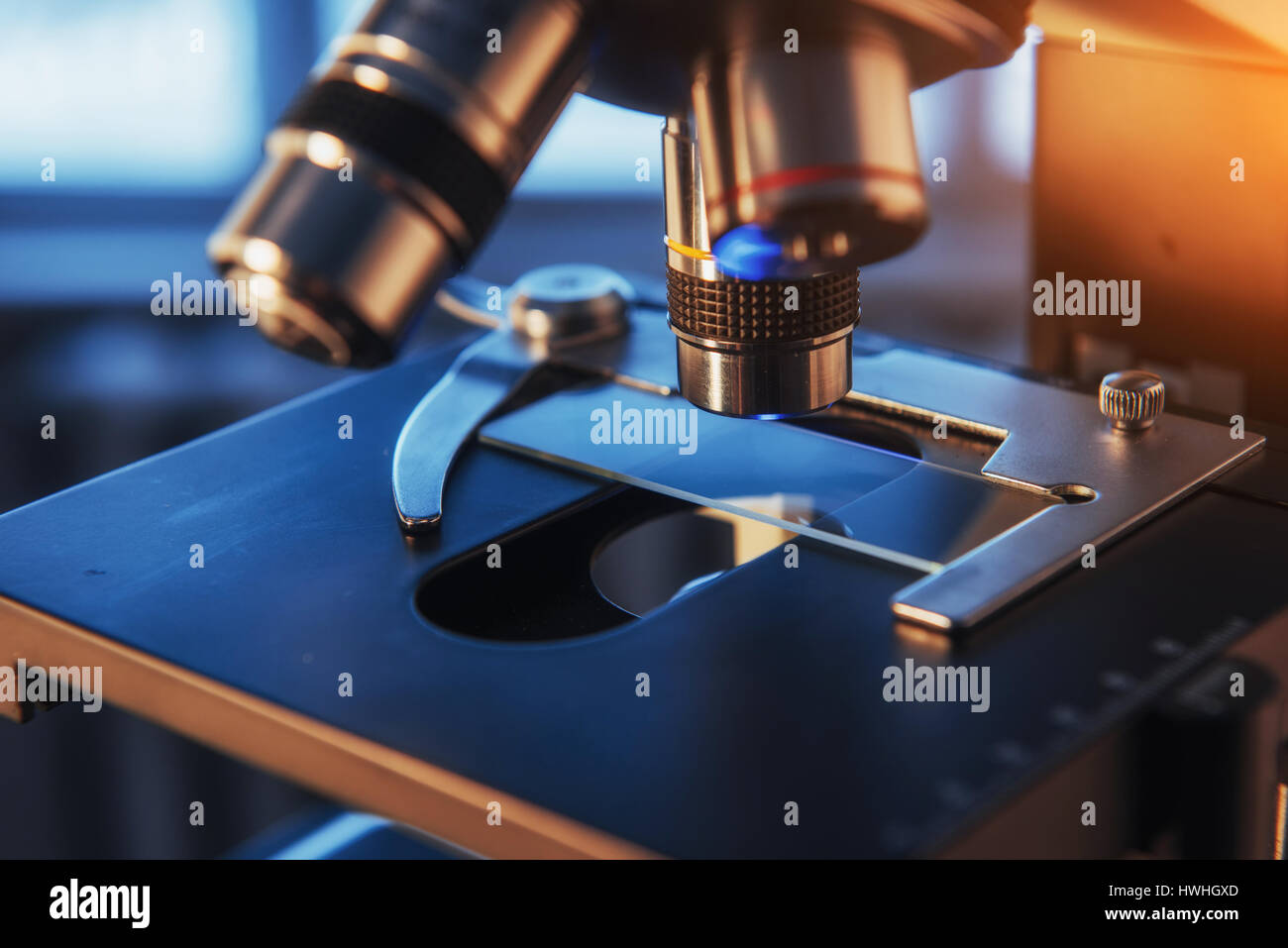 laboratory, microscope for chemistry biology test samples, Medical ...