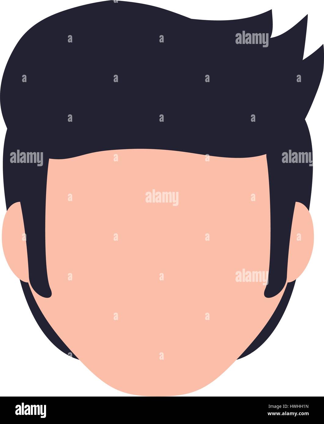 Man faceless head Stock Vector Image & Art - Alamy