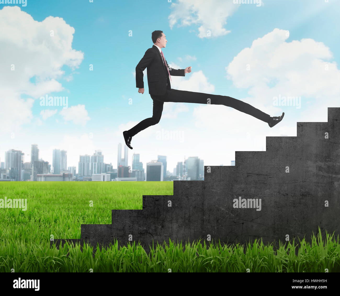 Long jump achievement hi-res stock photography and images - Alamy
