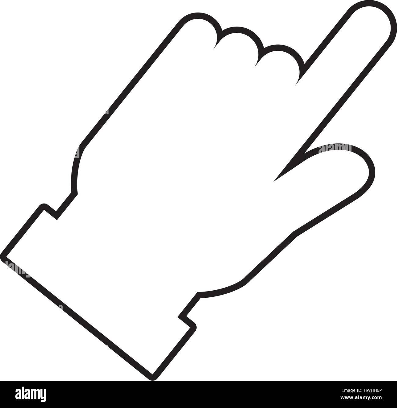 Click hand cursor Stock Vector Image & Art - Alamy