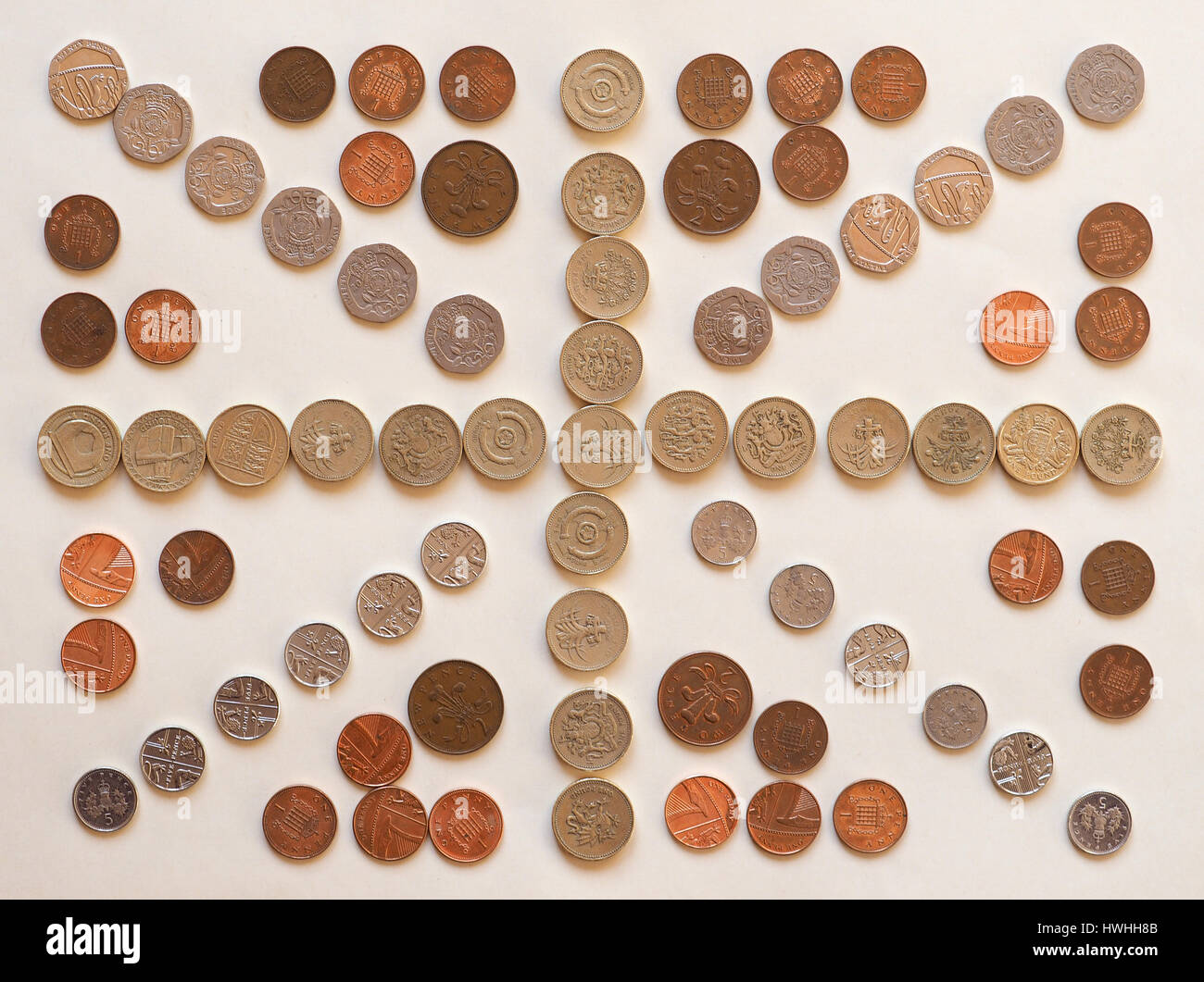 national flag of the United Kingdom (UK) aka Union Jack made with ...