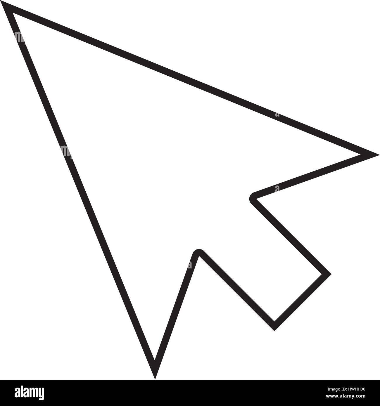 Click arrow cursor Stock Vector Image & Art - Alamy