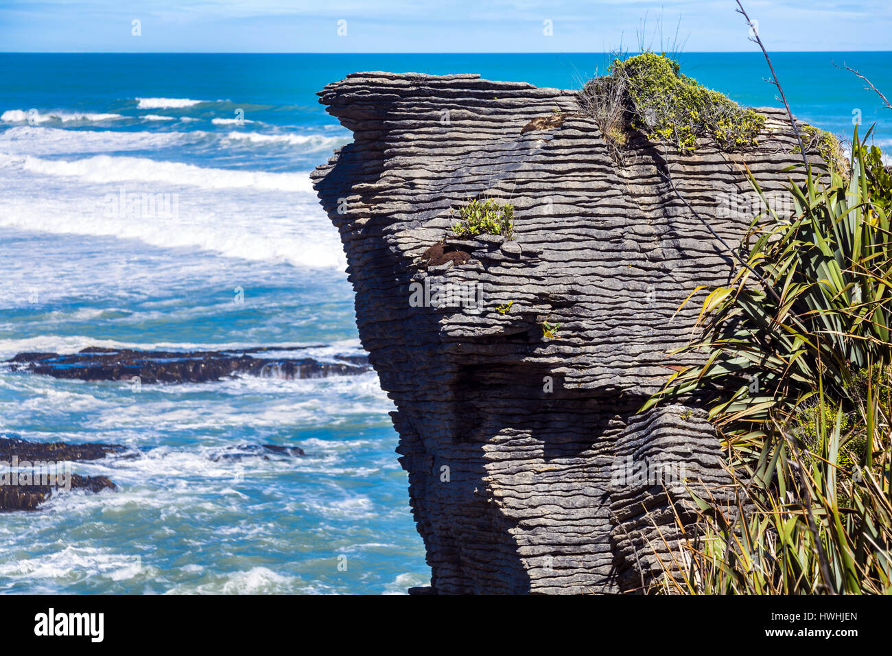 Pancake Rocks, Punakaiki, New Zealand Stock Photo - Alamy