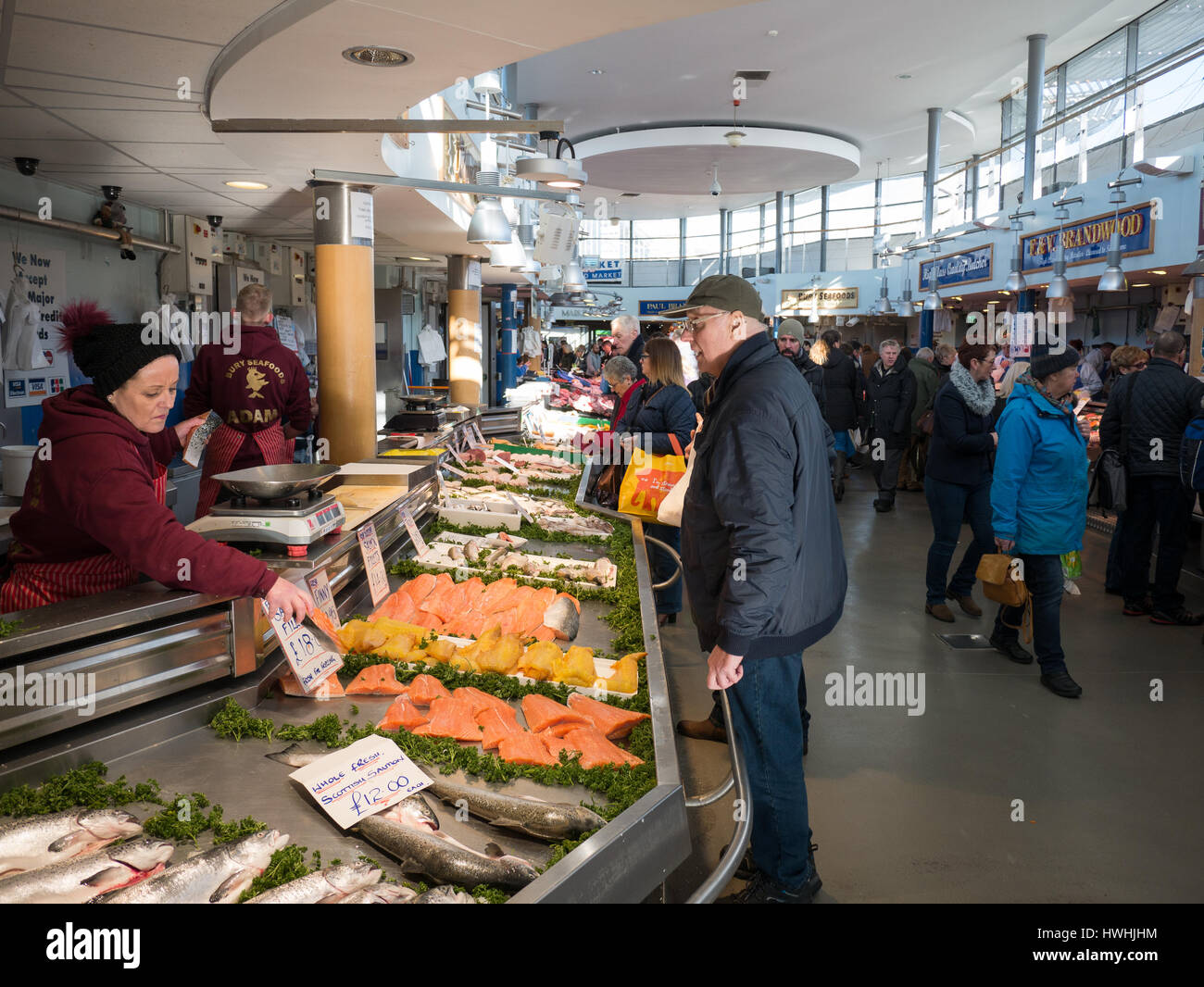 Bury market indoor hi-res stock photography and images - Alamy