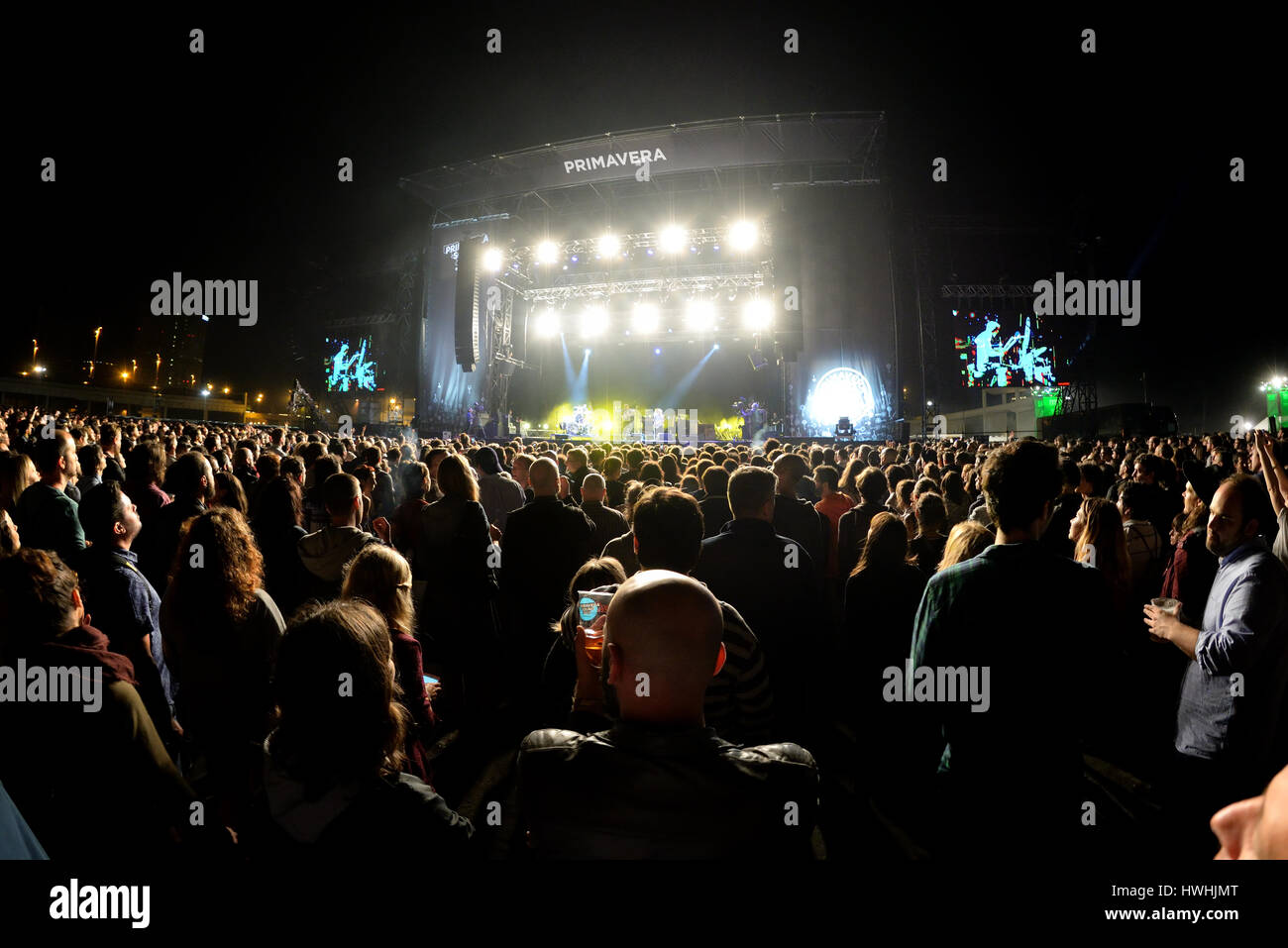 BARCELONA - MAY 28: Crowd at Primavera Sound 2015 Festival on May 28 ...