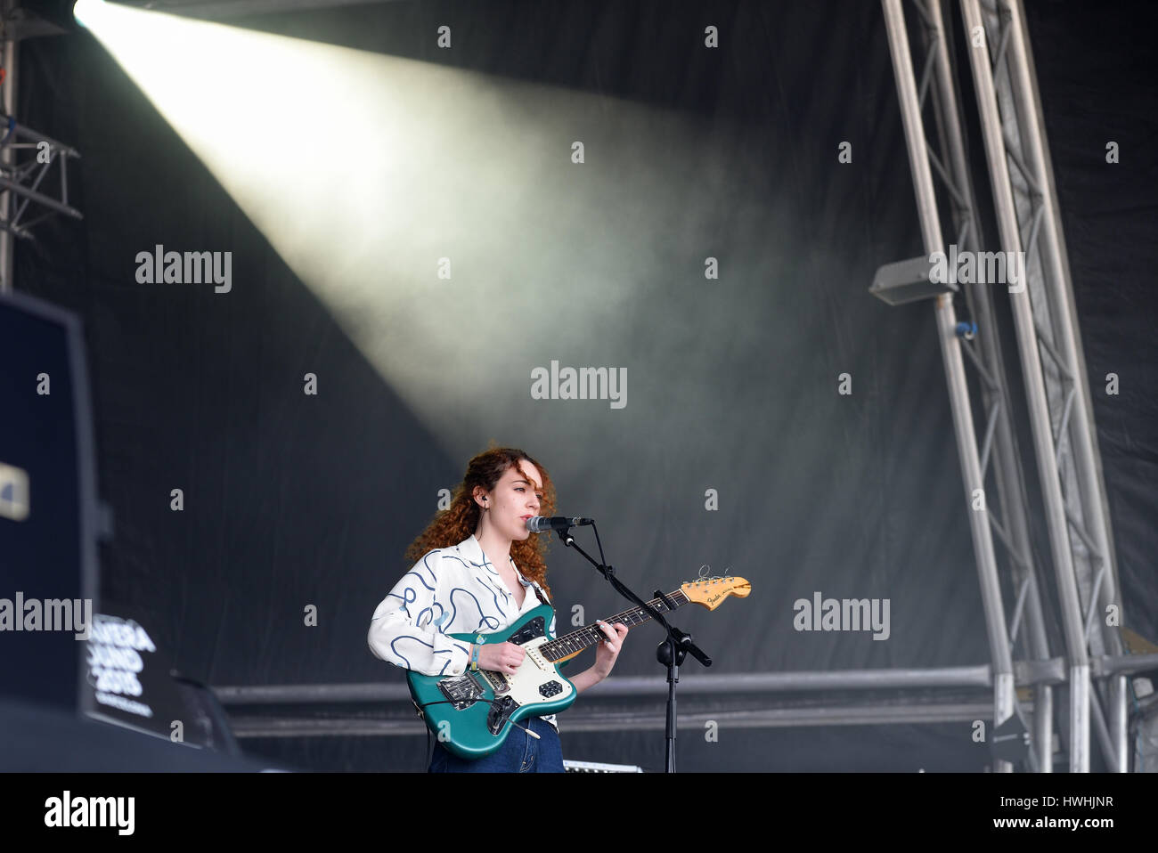 BARCELONA - MAY 29: Nuria Graham (singer and musician from Catalonia ...