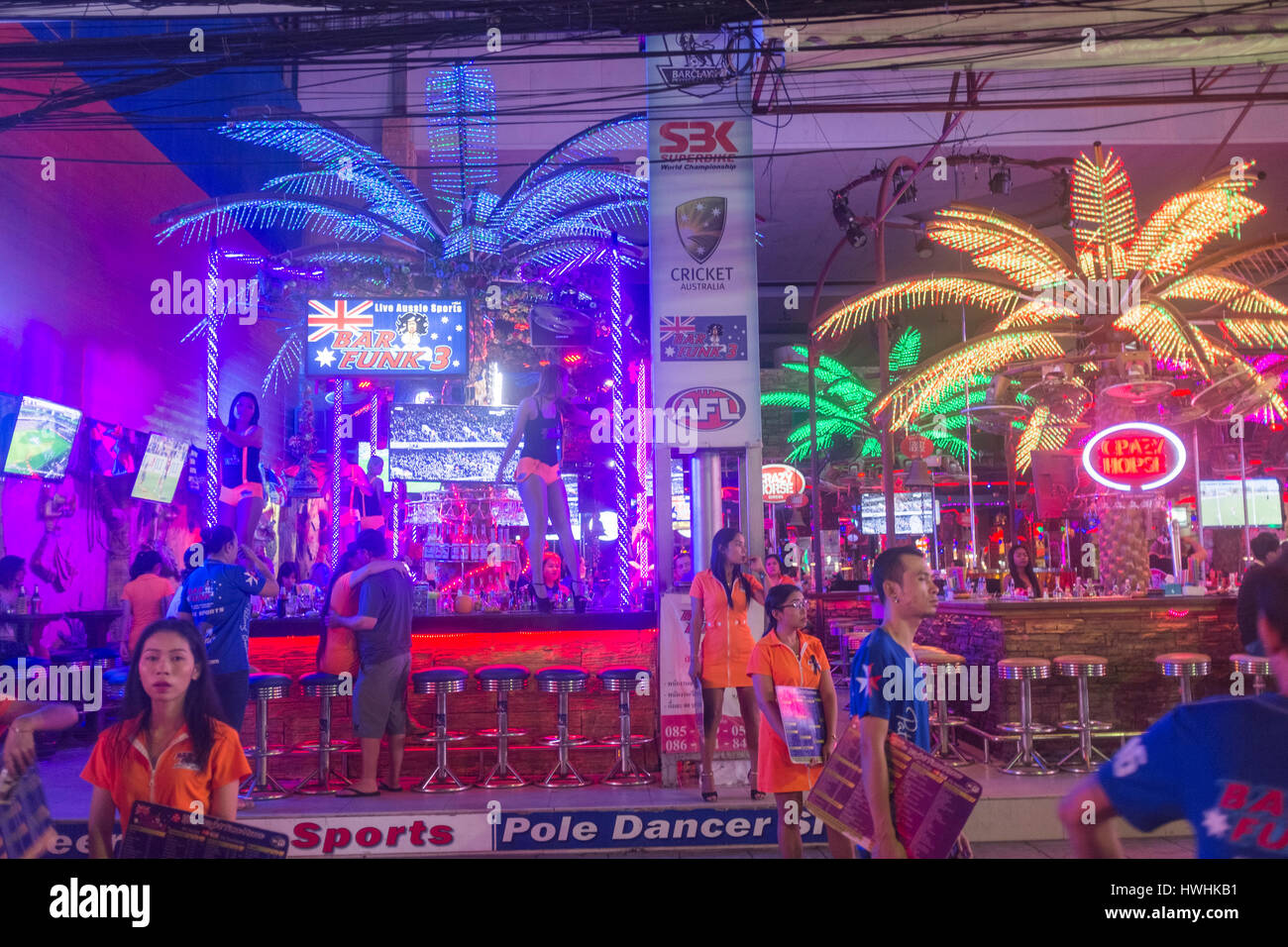 Nightlife At Soi Bangla Bangla Road In Patong Phuket Thailand 04