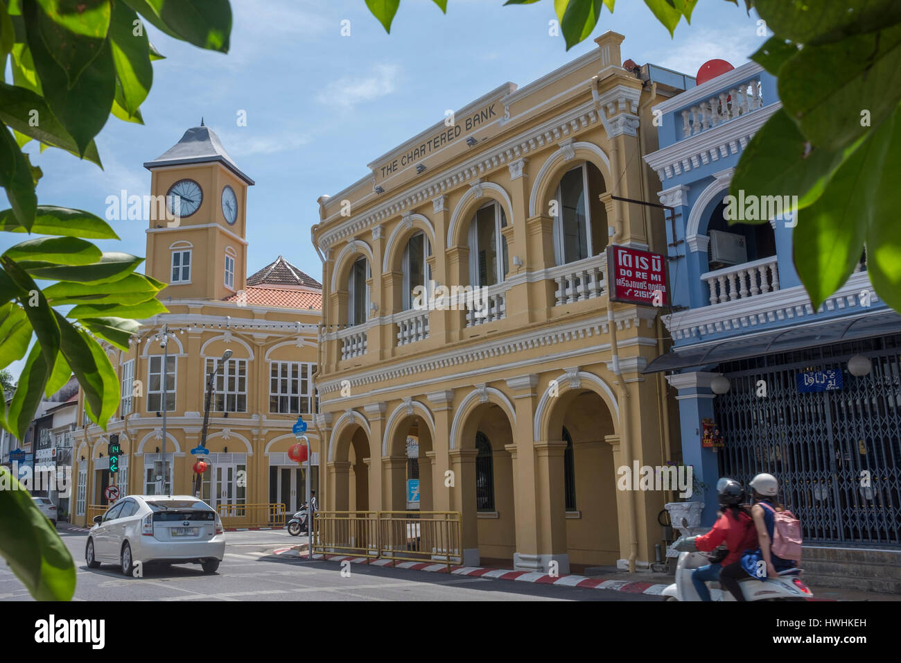 Renovated heritage architecture of Soi Rommanee in Phuket Old Town ...