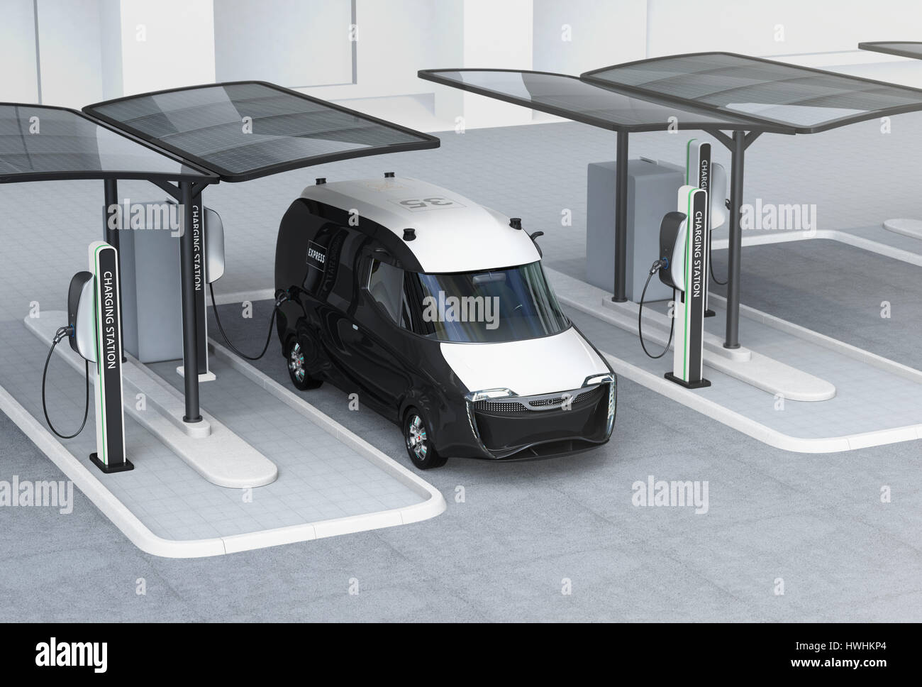 Ev charging point van hi-res stock photography and images - Alamy