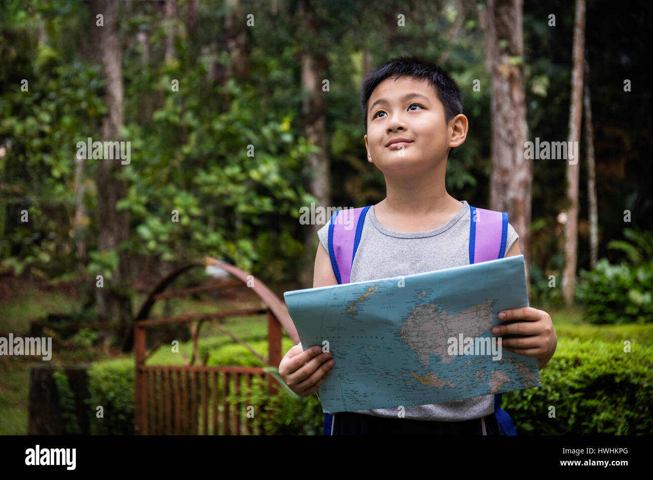 Chinese kid hiking hi-res stock photography and images - Alamy