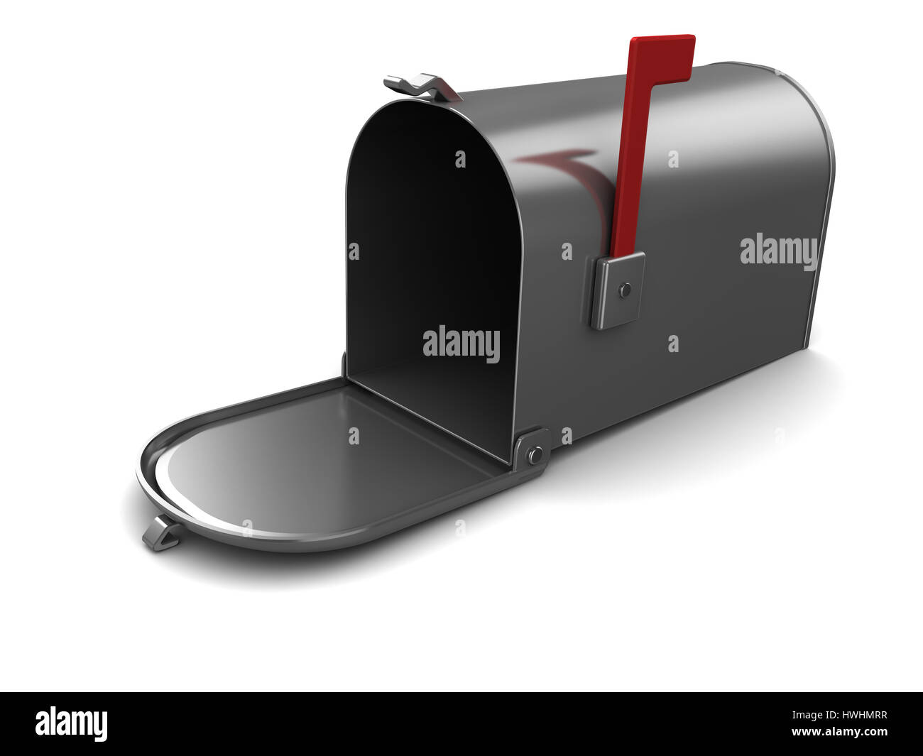 3d illustration of generic mailbox, over white background Stock Photo ...