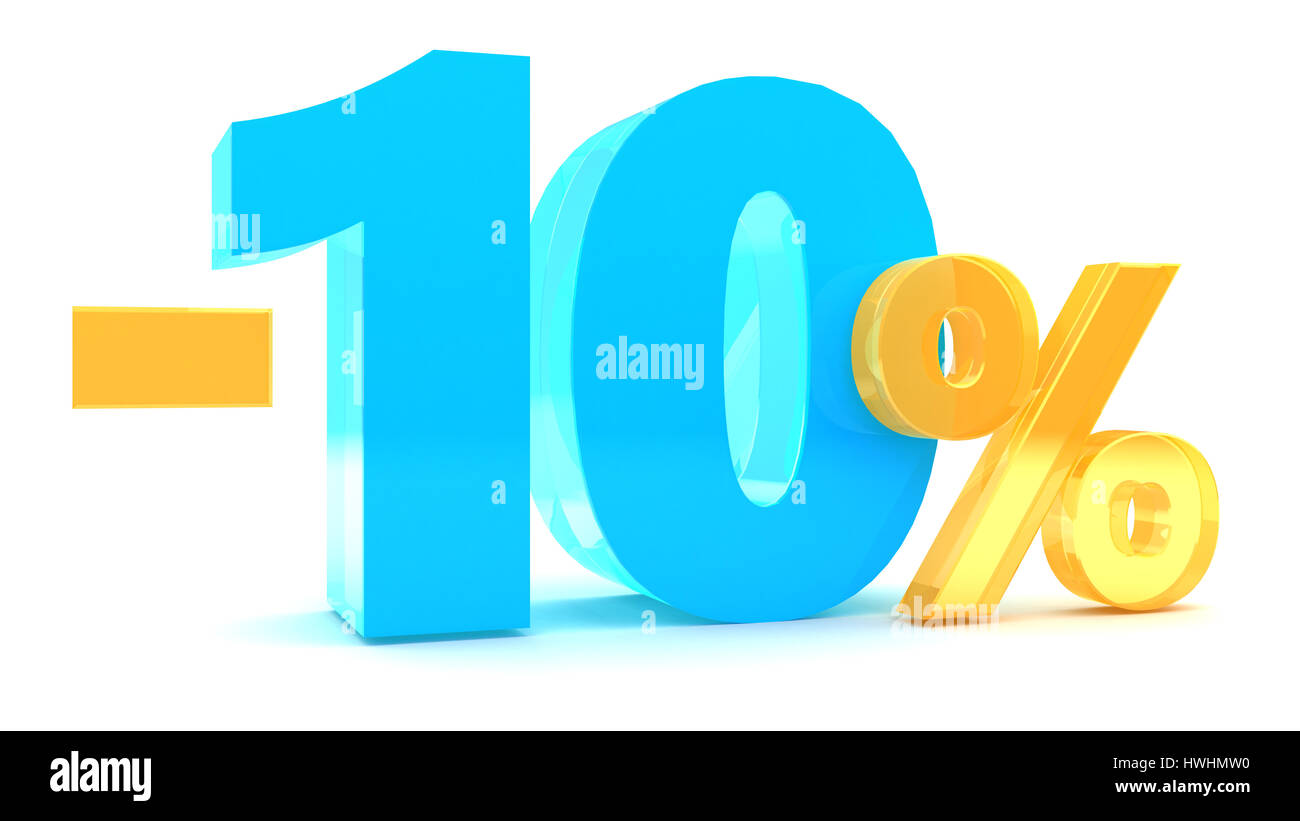 Red 10% percentage rate Cut Out Stock Images & Pictures - Alamy