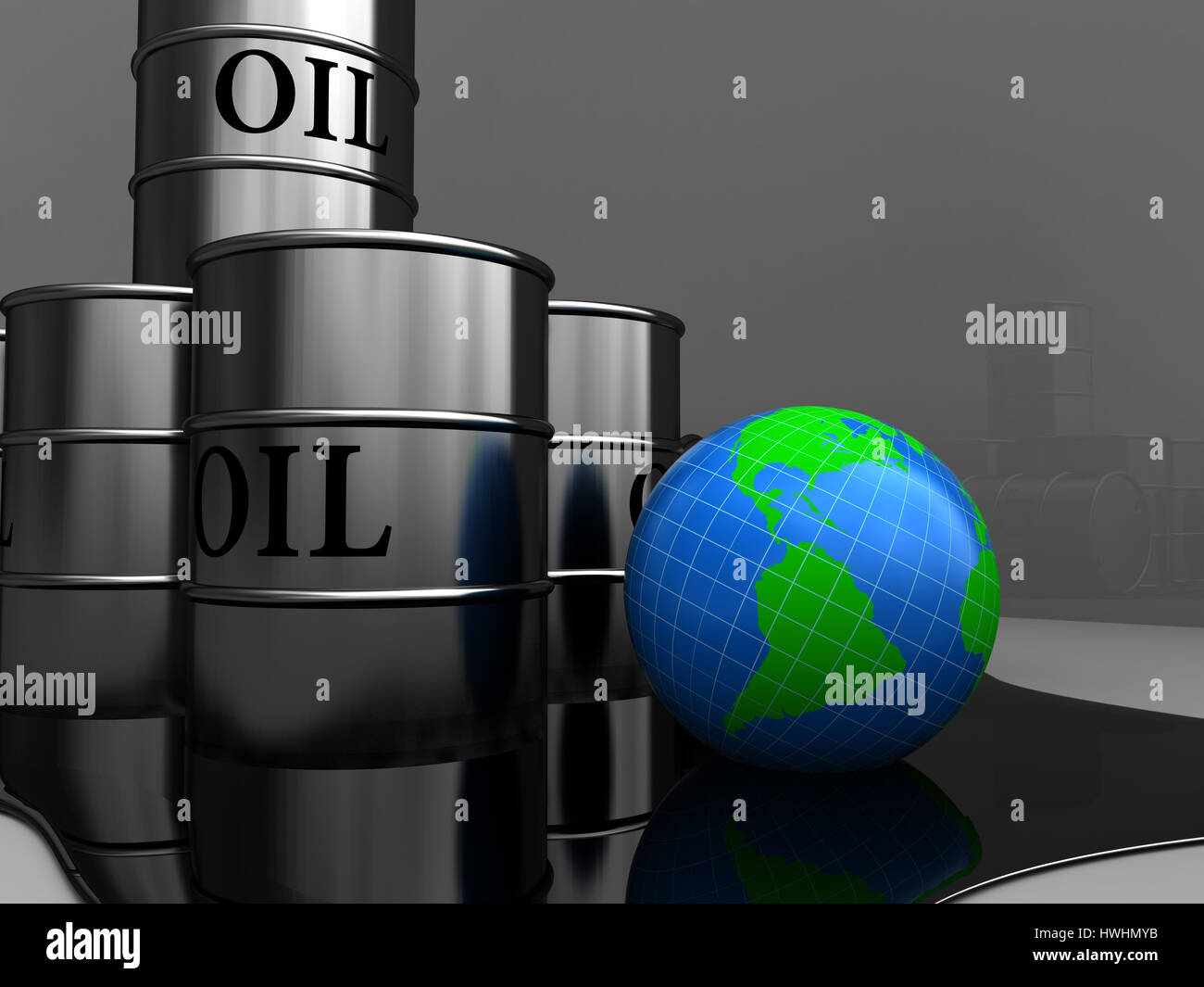 Oil globe earth map hi-res stock photography and images - Alamy