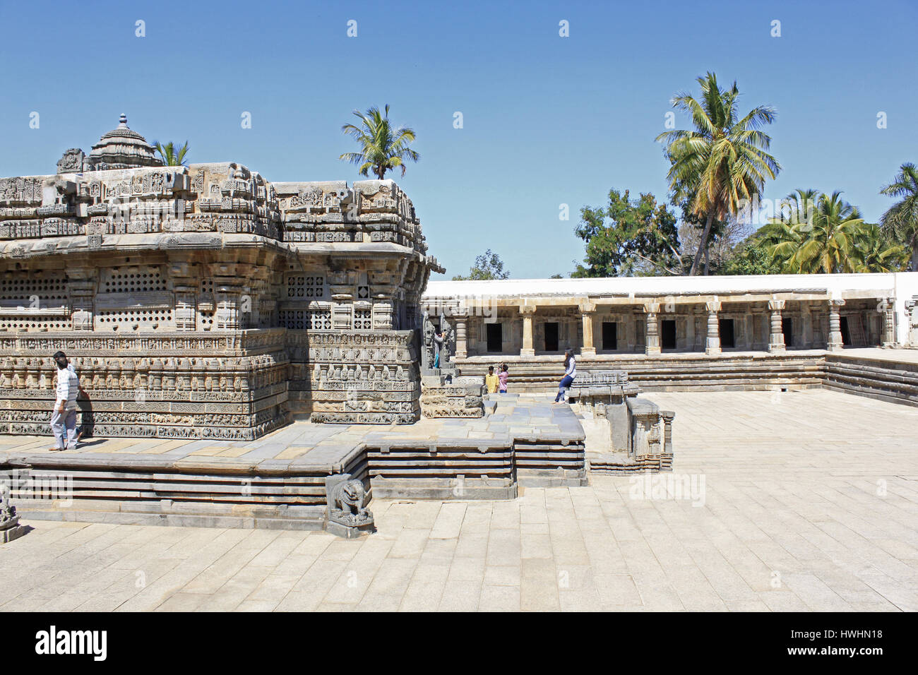 South east view of main shrine , showcasing stellate design towers ...