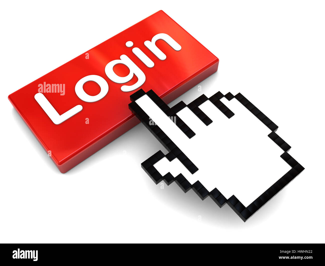 Login icon Cut Out Stock Images & Pictures - Alamy