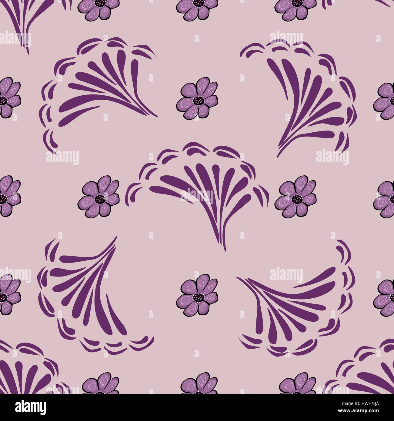 Abstract flower Stock Vector Images - Alamy