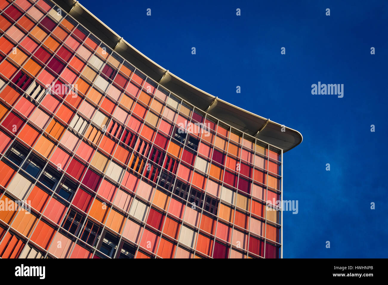 A colourful office block in Berlin, Germany Stock Photo - Alamy