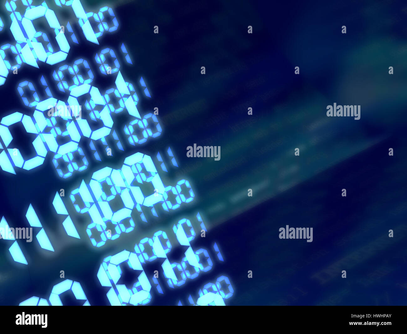 abstract 3d illustration of binary code background Stock Photo - Alamy