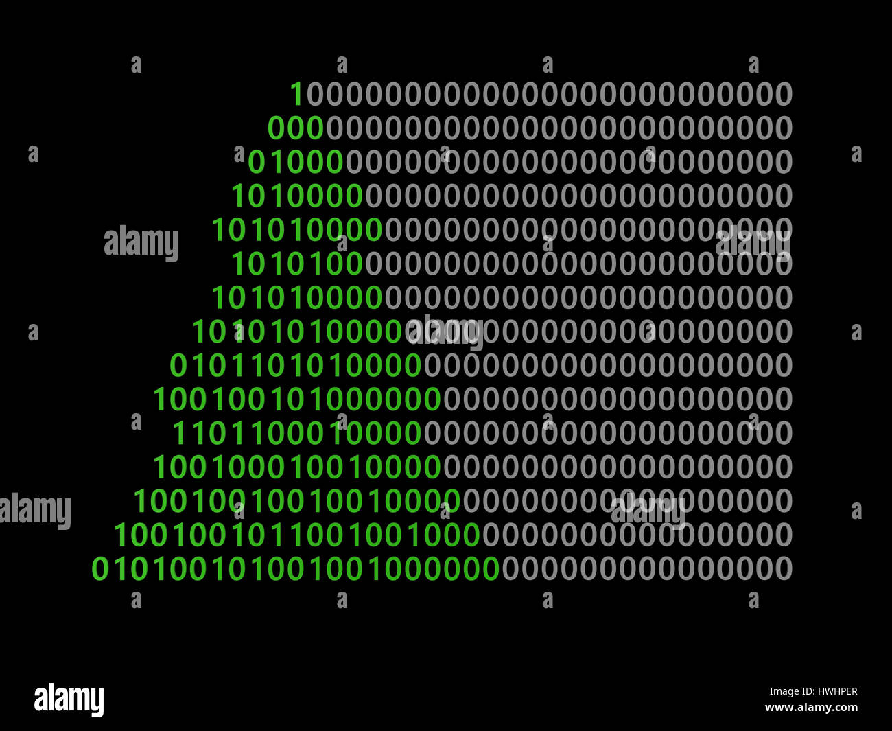 Illustration of binary code hi-res stock photography and images - Alamy