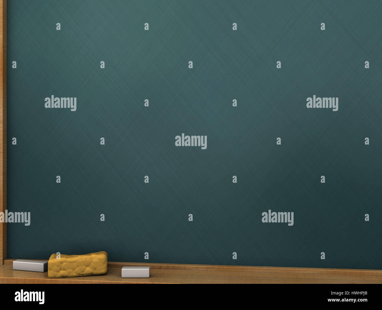 3d illustration of school chalkboard background, closeup Stock Photo ...