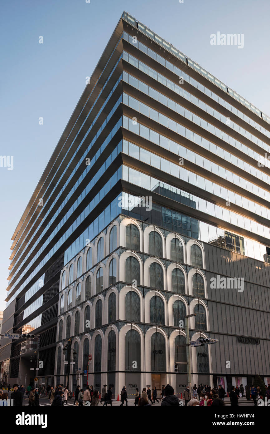 Ginza 6, Tokyo, Japan Stock Photo - Alamy