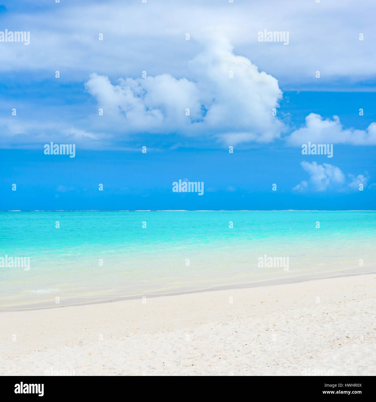 Amazing Pointe d'Esny beach on the South East Coast of Mauritius Stock ...