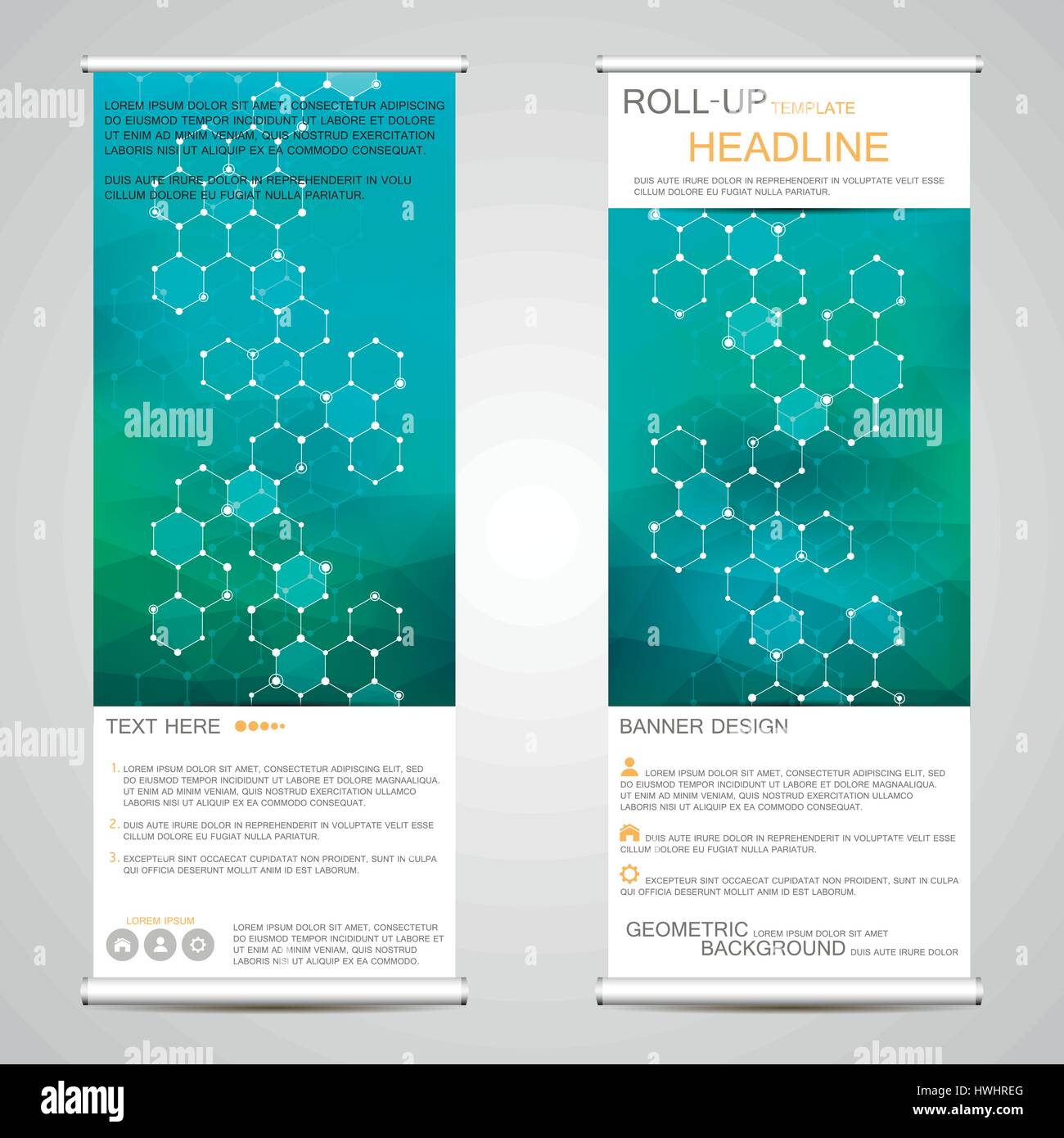 Rollup banner mockup hi-res stock photography and images - Alamy