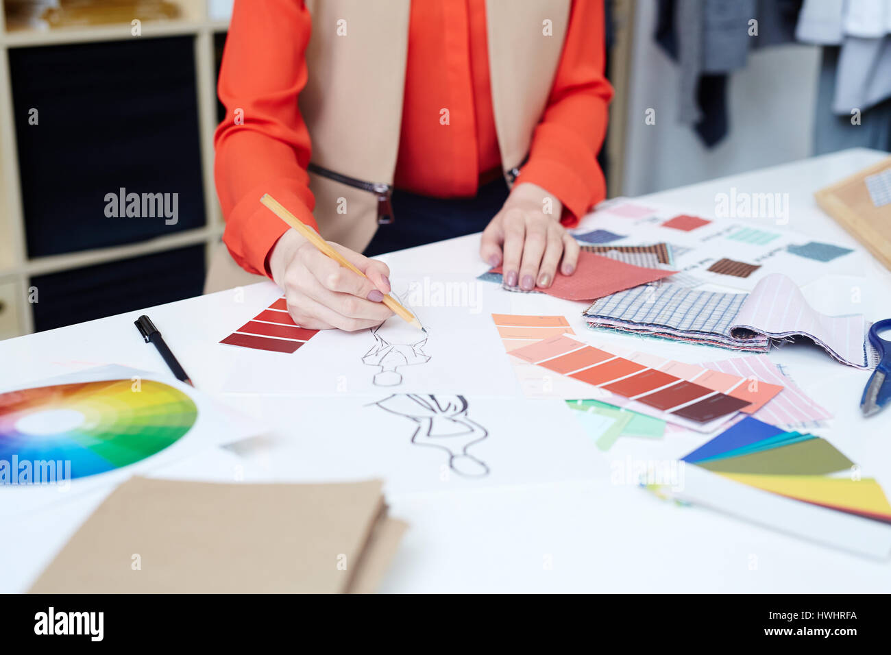 Dressmaker drawing hi-res stock photography and images - Alamy