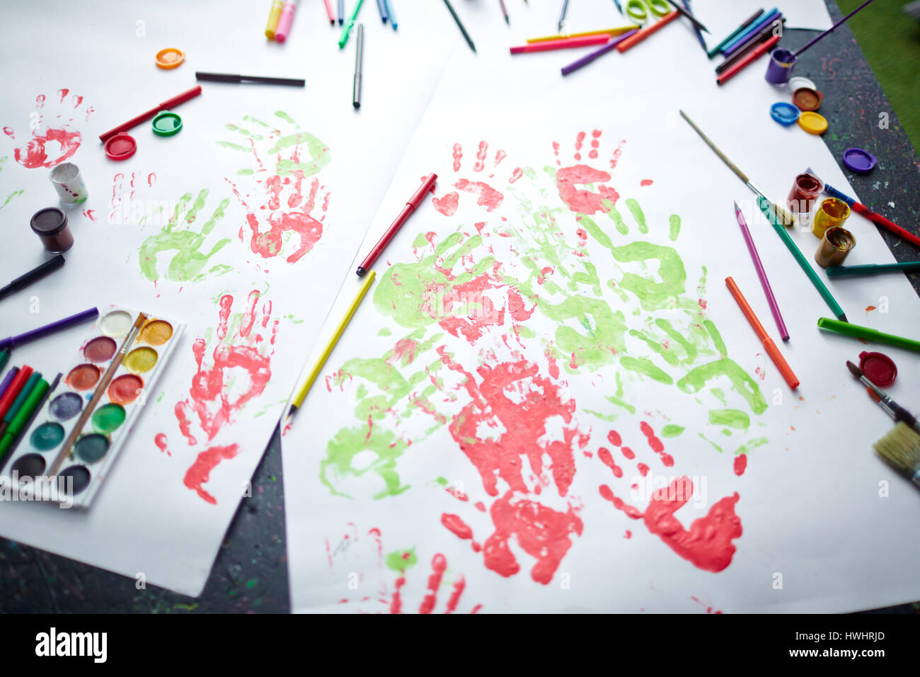 Palm prints hi-res stock photography and images - Alamy