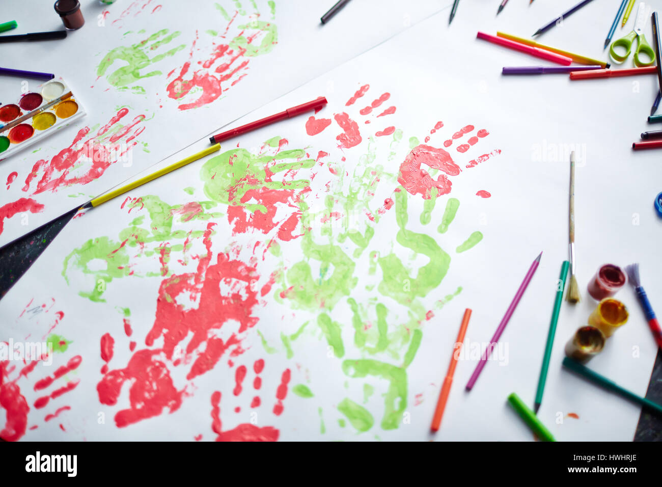 Palm prints hi-res stock photography and images - Alamy