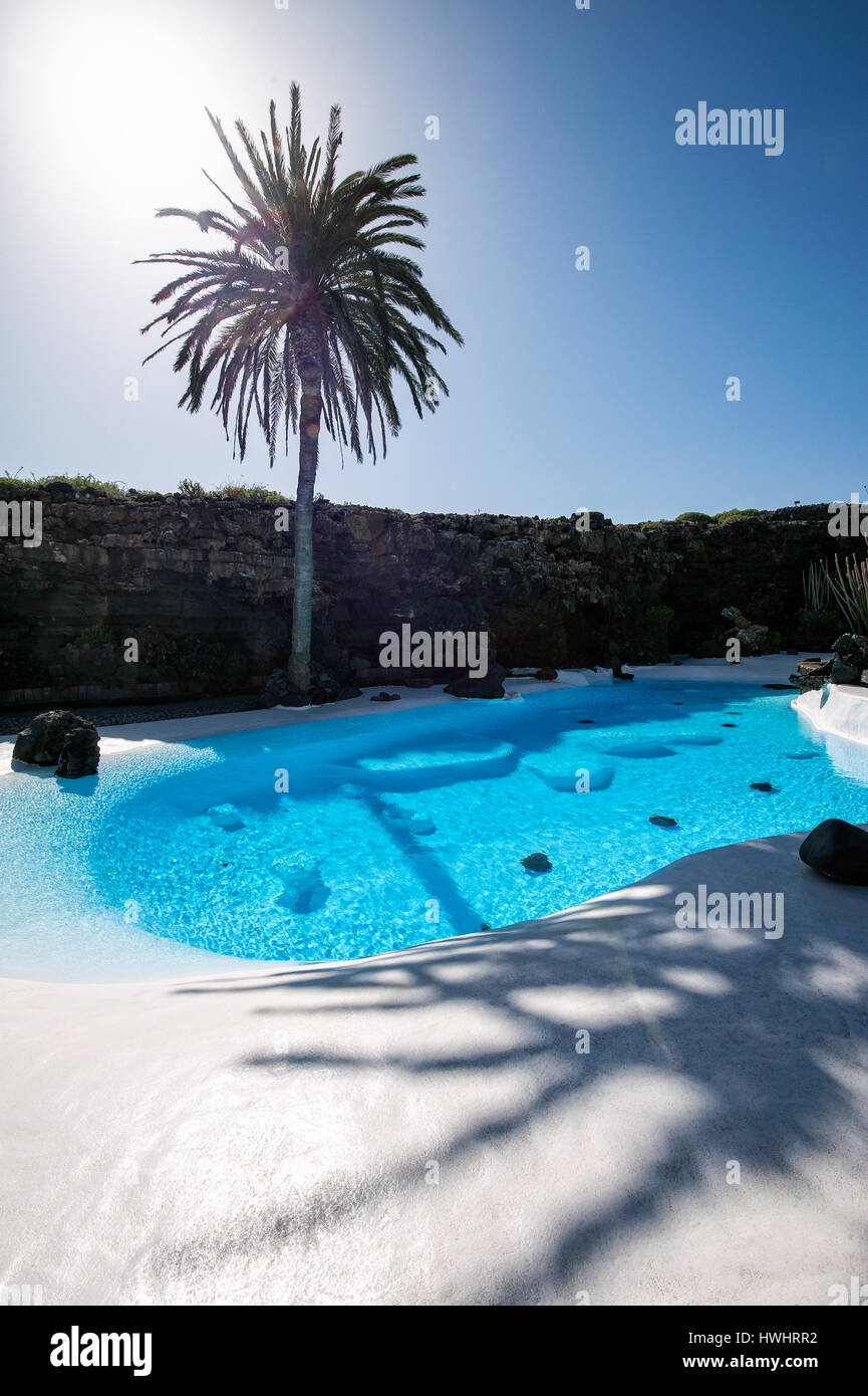 Jameos del Agua, created by artist Cesar Manrique, Lanzarote, Canary ...