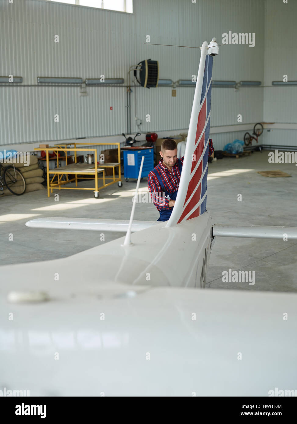 Tail of airplane hi-res stock photography and images - Alamy