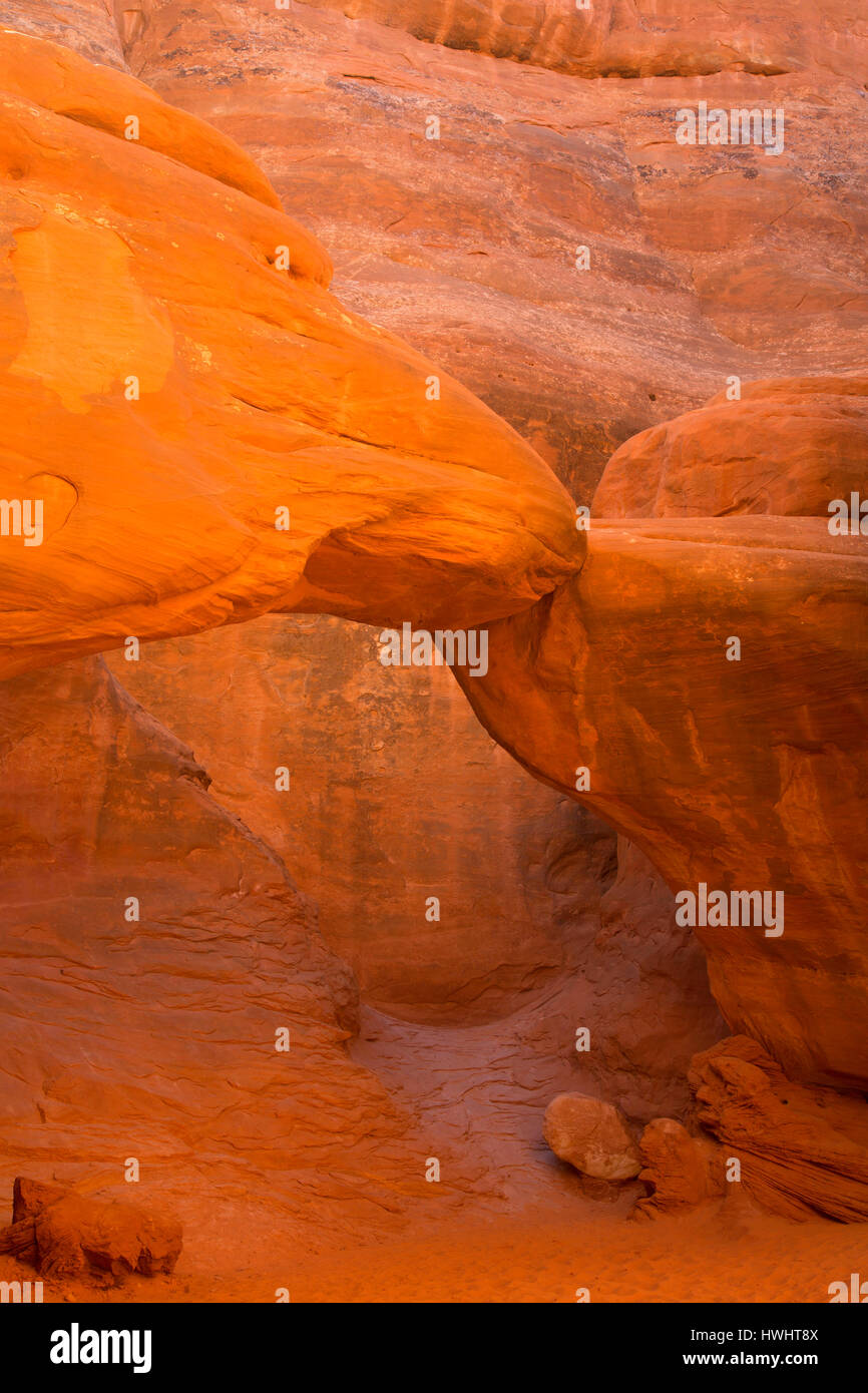 Sand Dune Arch, Arches National Park, Utah Stock Photo - Alamy