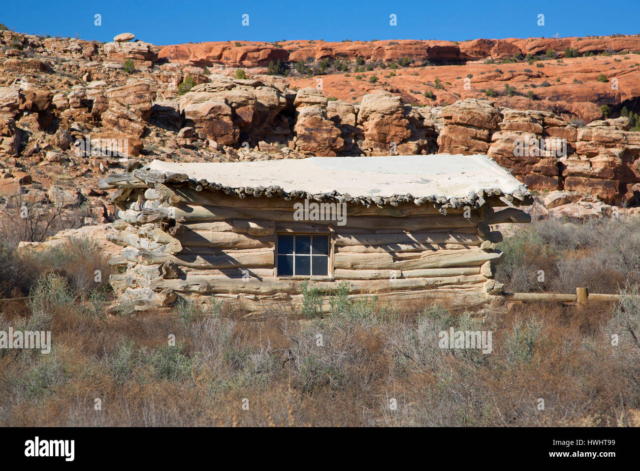 Wolfe Ranch, Arches National Park, Utah Stock Photo - Alamy
