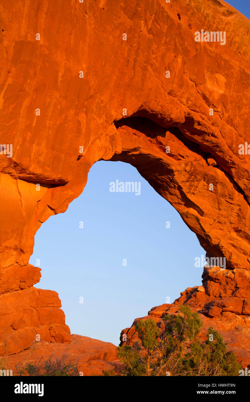 North Window Arch, Arches National Park, Utah Stock Photo - Alamy