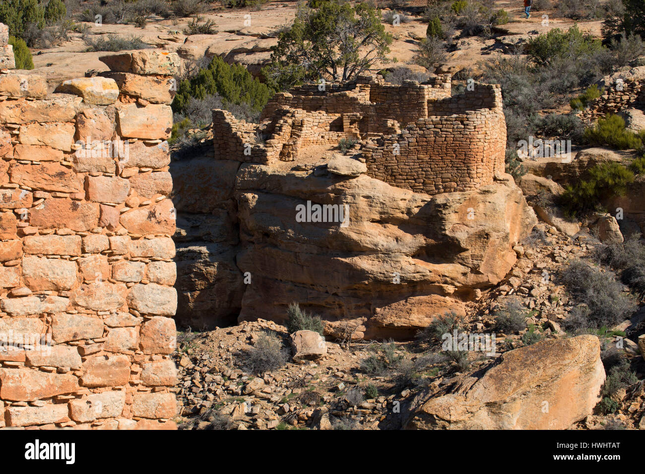 Unit Type House from Twin Towers, Hovenweep National Monument, Utah ...