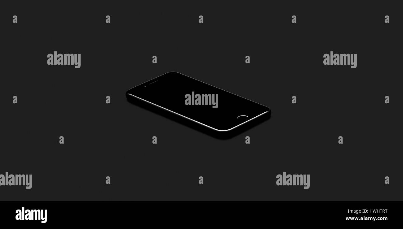 Iphone dark background Black and White Stock Photos & Images - Alamy