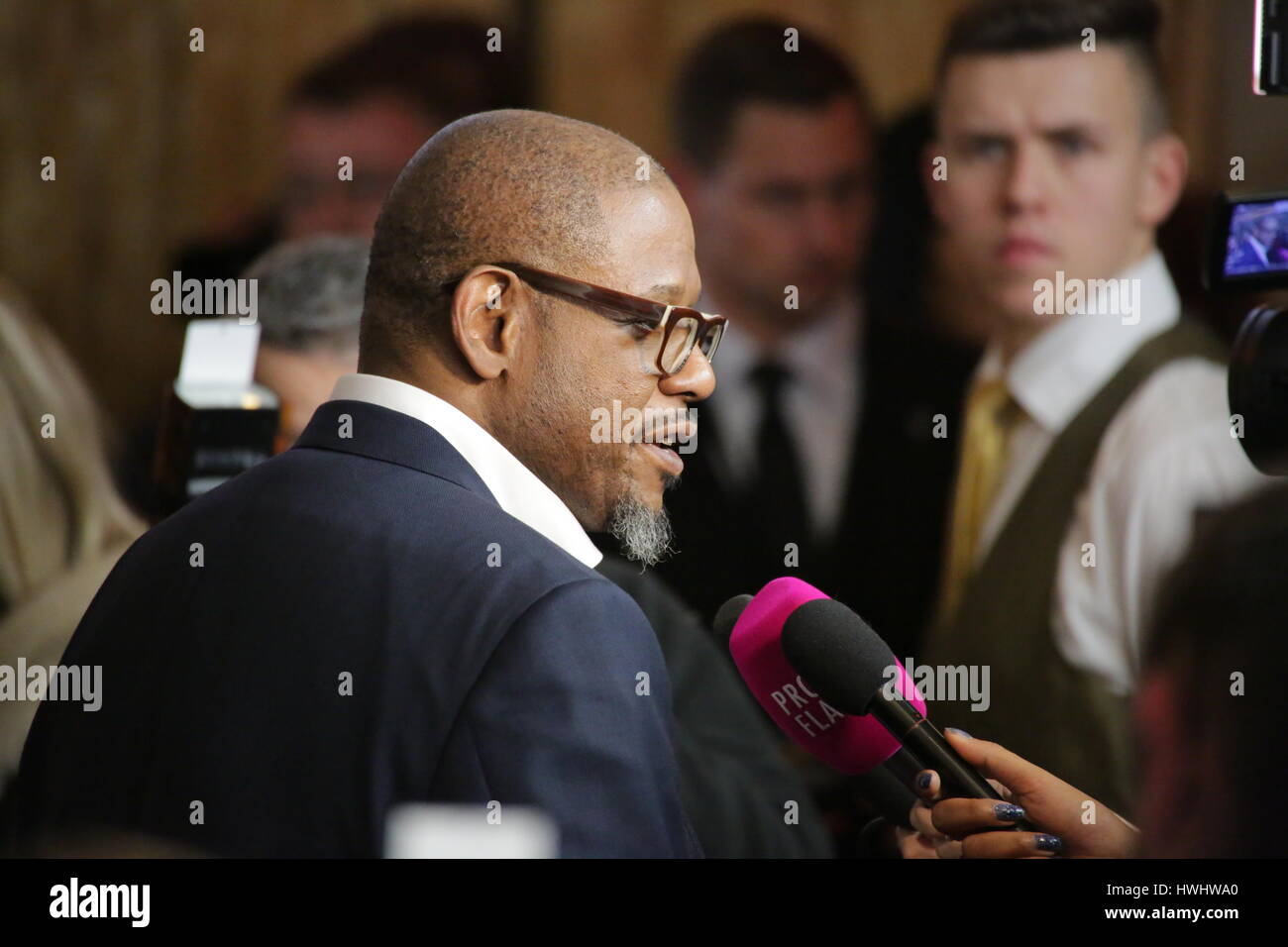 Berlin, Germany, December 16th, 2014: Liam Neeson, Forest Whitaker and ...