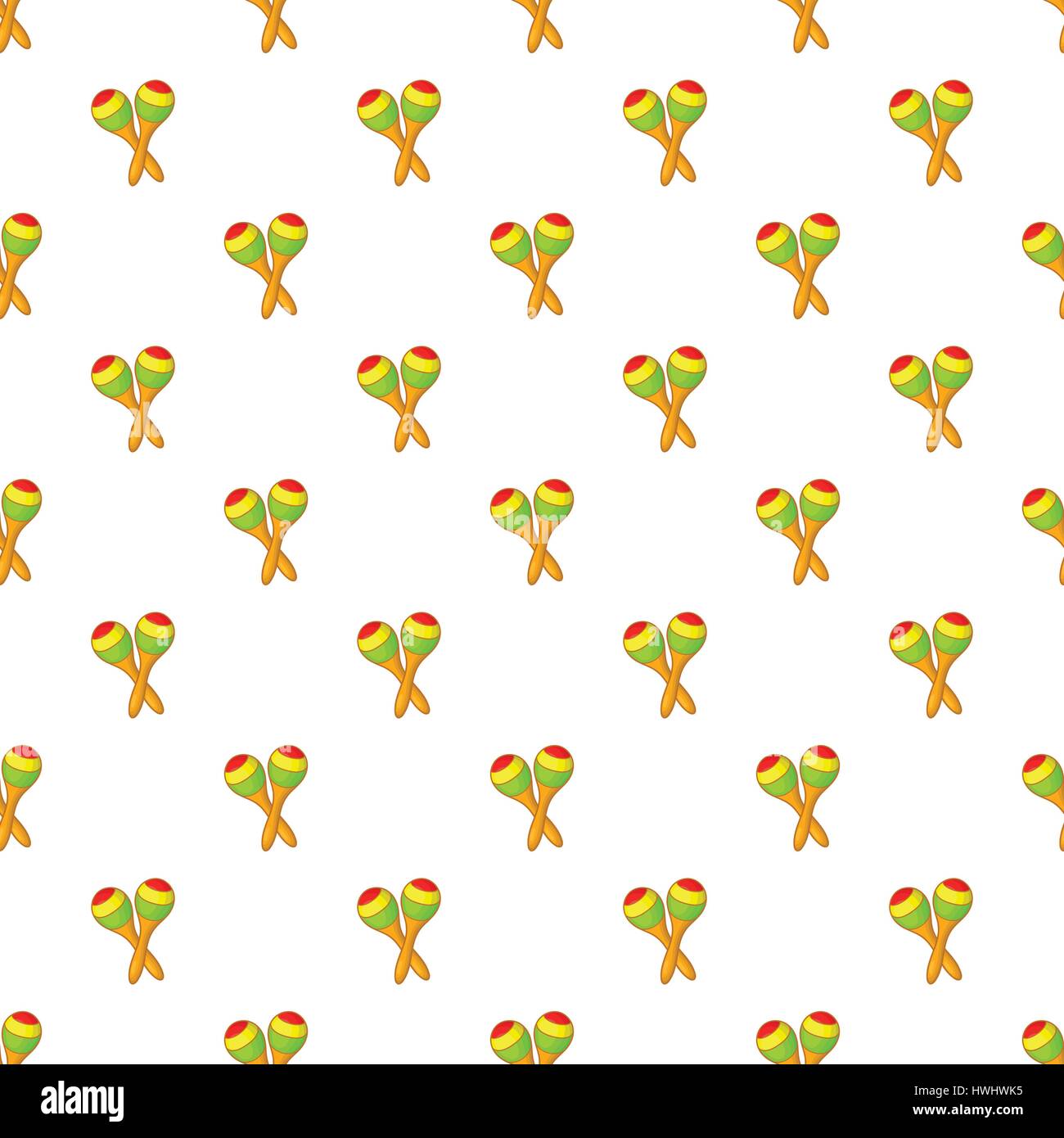 Maracas pattern, cartoon style Stock Vector Image & Art - Alamy
