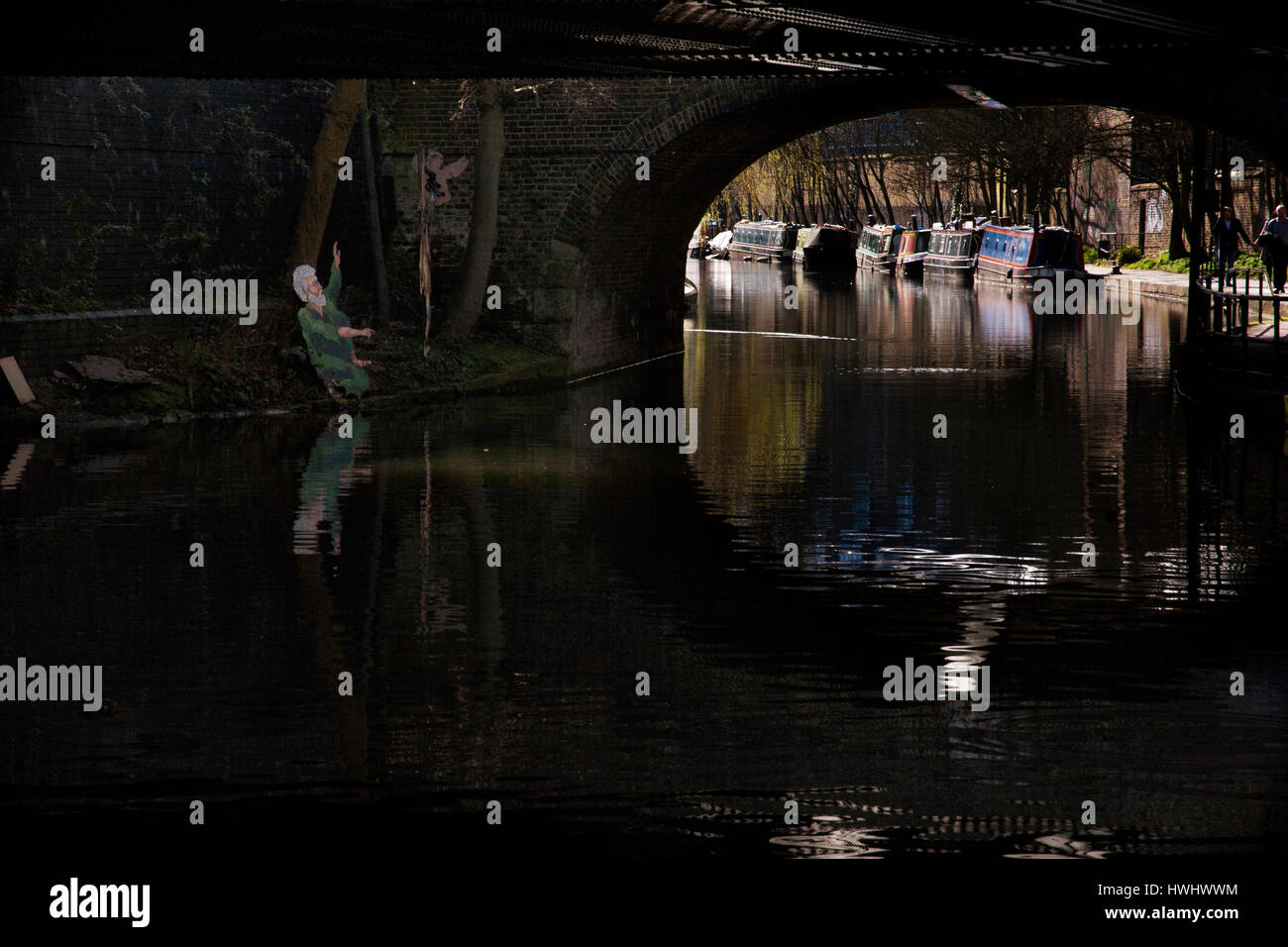 Regents canal the bridge to primrose hill via tow path with Amy ...