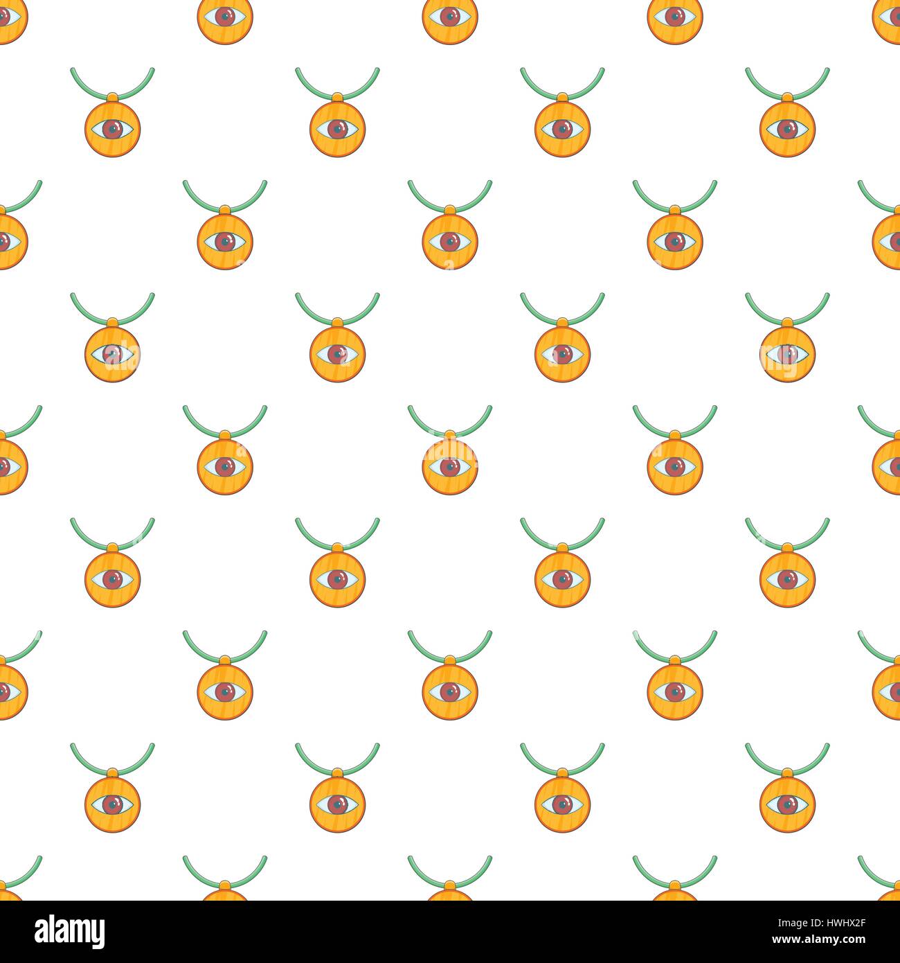 Third eye amulet pattern, cartoon style Stock Vector Image & Art - Alamy